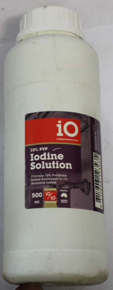 Iodine Strong 10% 500ml | Grainland Moree